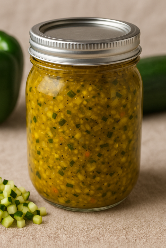 Zucchini Relish - SaJe Family Farm